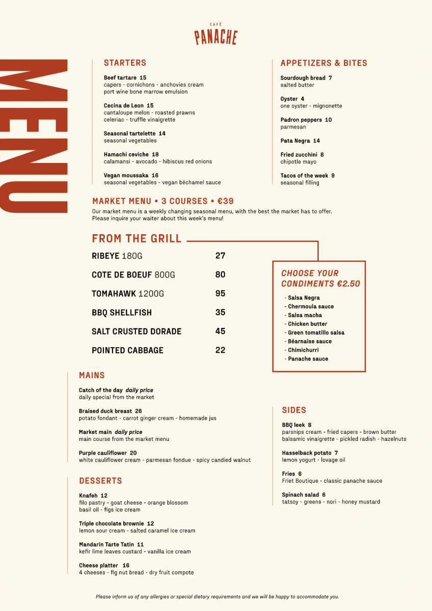 Café Panache - Amsterdam-West | Official Website